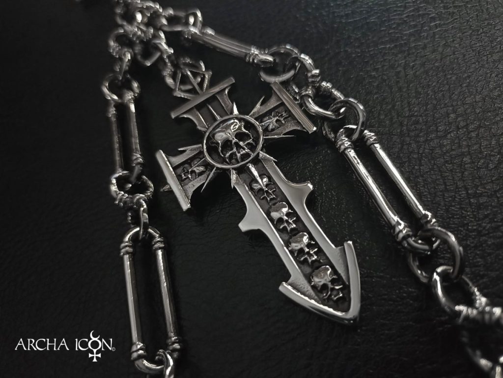 Heavy Double Albert Pocket Chain with Oath of Moments - Archa Icon
