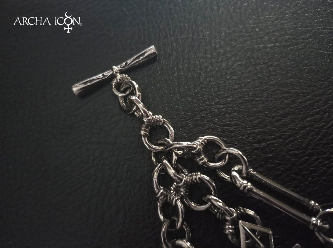 Heavy Double Albert Pocket Chain with Oath of Moments - Archa Icon