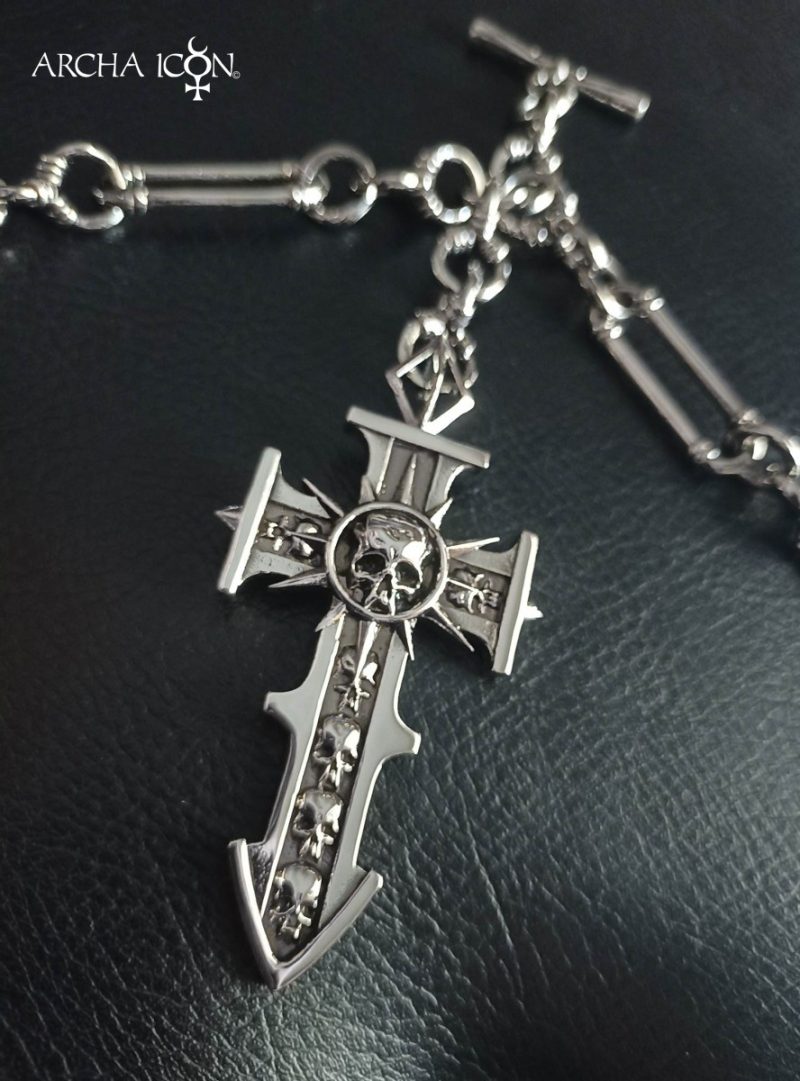 Heavy Double Albert Pocket Chain with Oath of Moments - Archa Icon