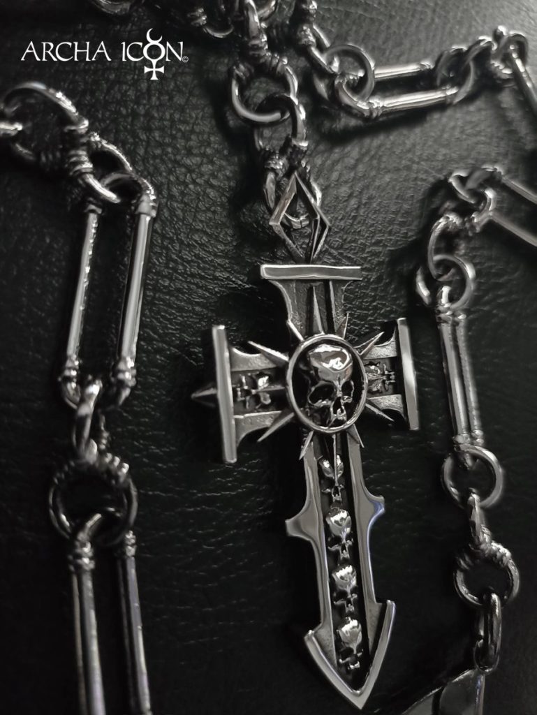 Heavy Double Albert Pocket Chain with Oath of Moments - Archa Icon